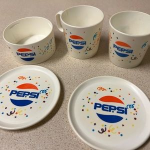 Pepsi | Toys | Vintage Chilton Toys Pepsi Pretend Play Plates | Poshmark